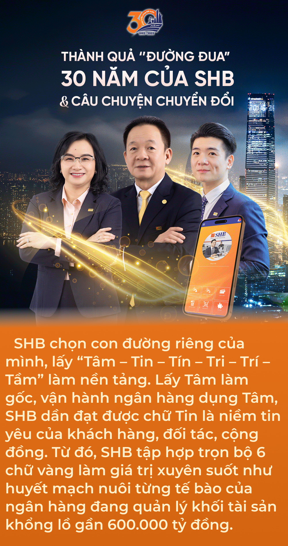 Thành quả “đường đua” 30 năm của SHB và chuyện thế hệ kế thừa trong hành trình chuyển đổi số