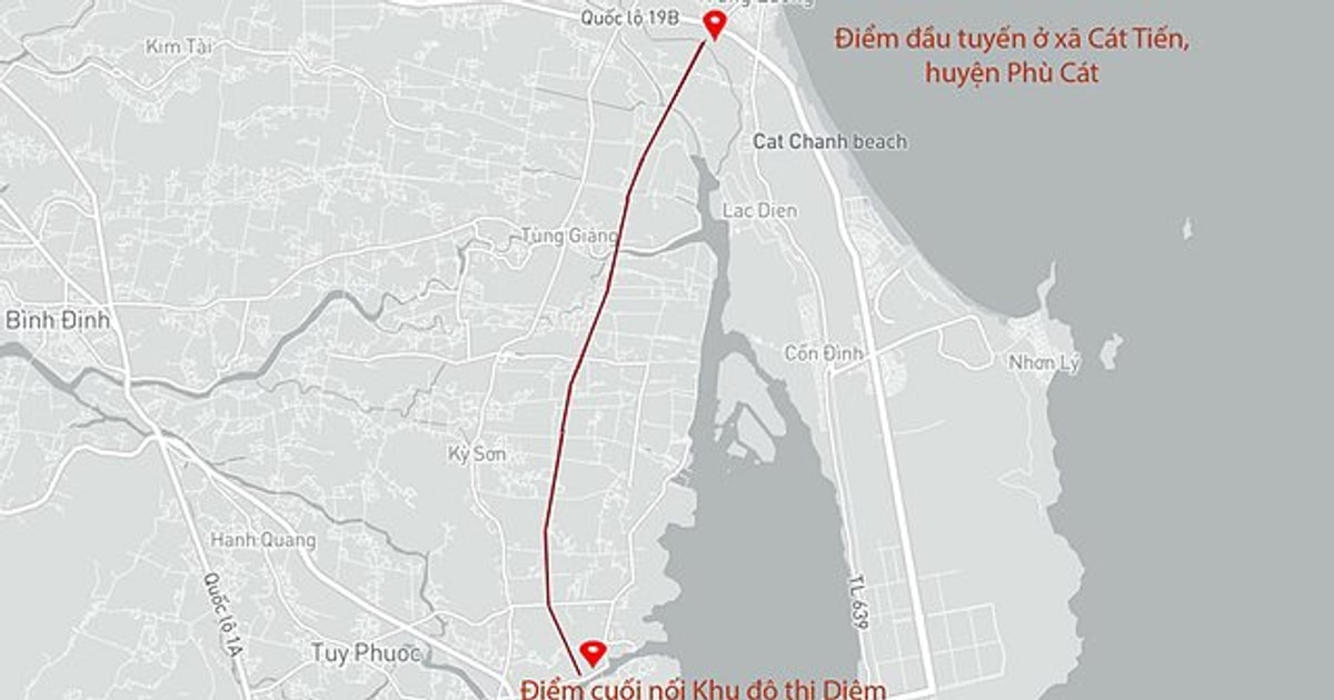 Bình Định khởi công đường ven biển Cát Tiến – Diêm Vân gần 2.700 tỷ đồng