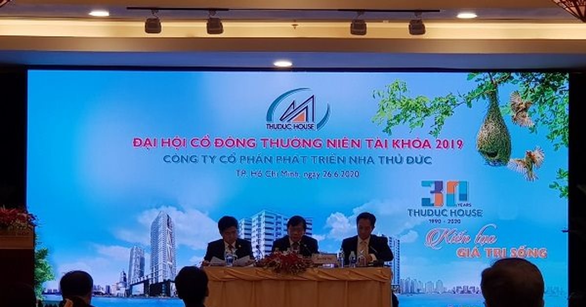 Nhà Thủ Đức (TDH) lại "thất hẹn" với cổ đông