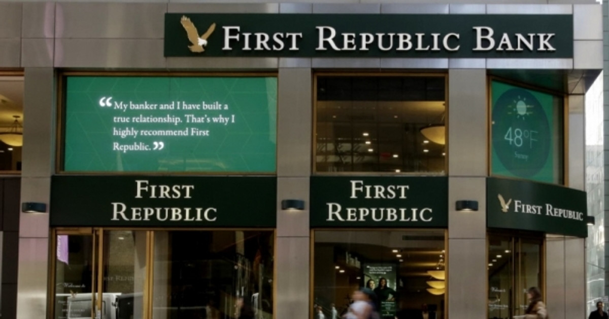 First Republic bên bờ vực phá sản, giới chức Mỹ đề nghị 2 “đại gia ...
