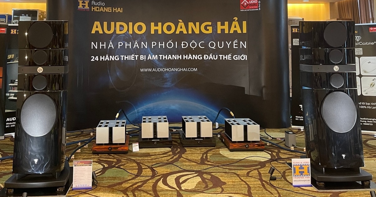 Dàn âm thanh gần 40 tỷ đồng xuất hiện tại AVShow 2023
