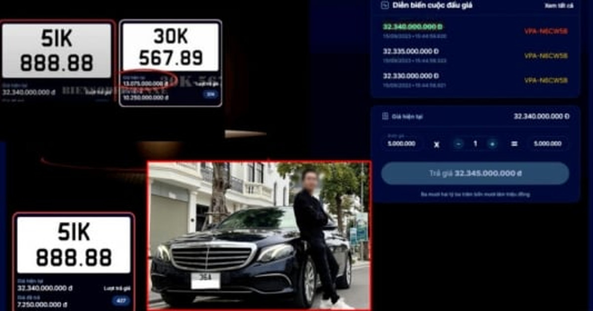 “Siêu biển” 51K – 888.88 trúng đấu giá cao nhất từ trước đến nay bị đại gia xứ Thanh bỏ cọc sẽ ...