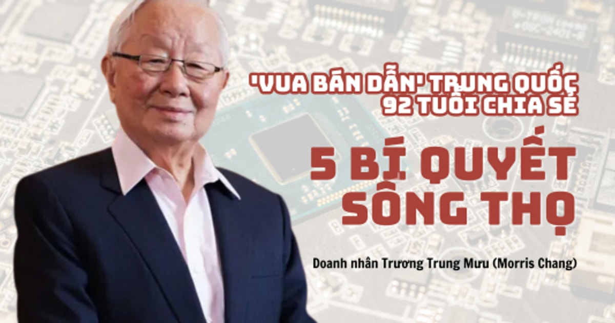 'Vua bán dẫn' Trung Quốc 92 tuổi chia sẻ: Tuổi thọ cao không phải do ...