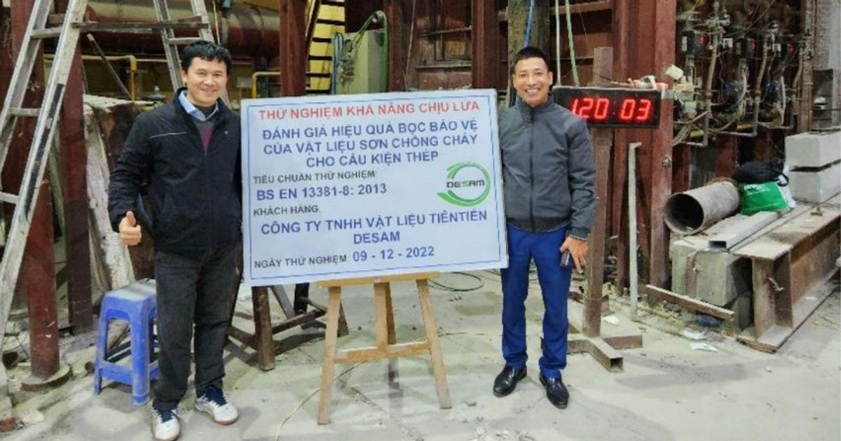 Các nhà khoa học Việt Nam làm chủ công nghệ sơn chống cháy