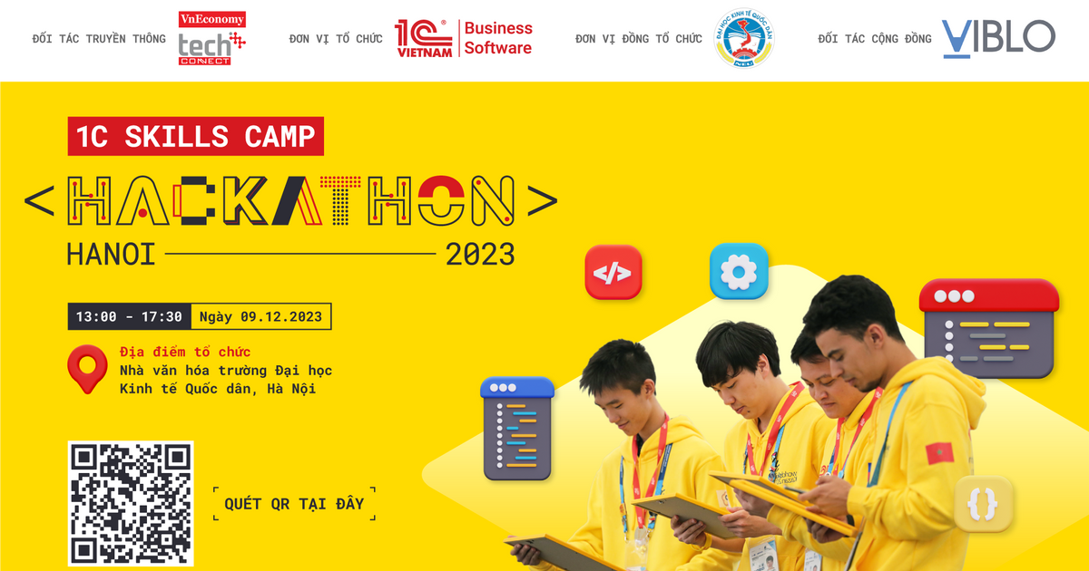 1C Skills Camp Hackathon Hanoi 2023 - cuộc thi lập trình cho người mê công nghệ