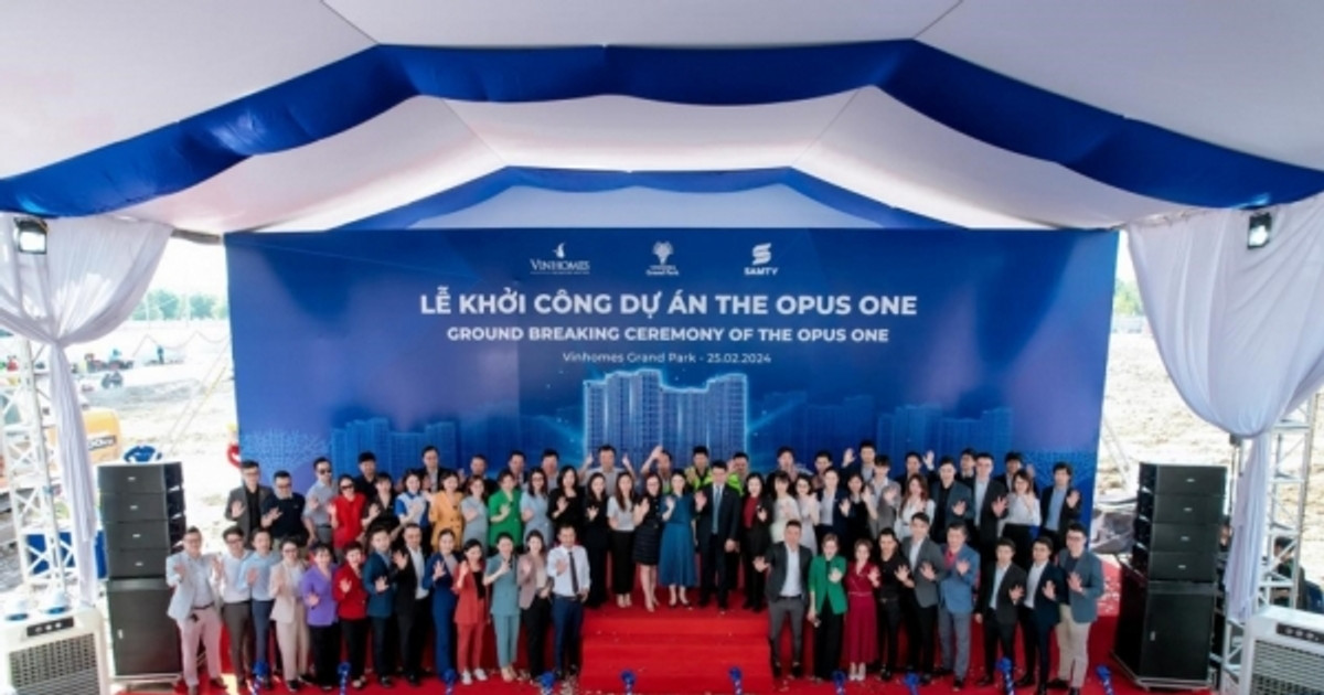 Lễ khởi công dự án The Opus One tại Vinhomes Grand Park