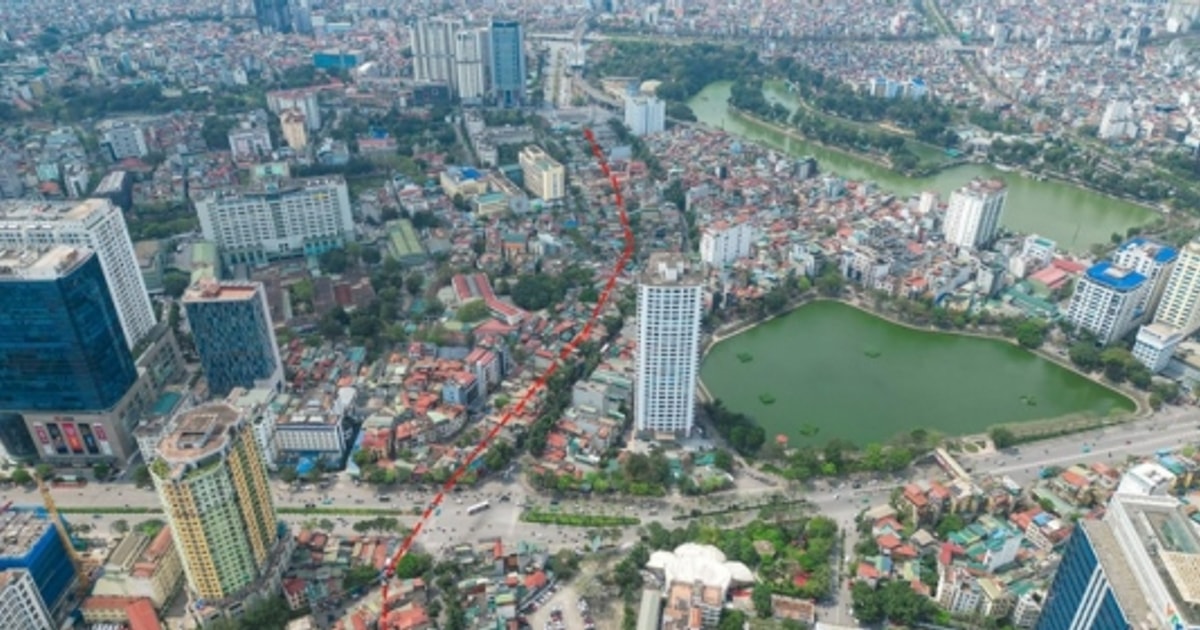 Tiến độ đoạn đường 'đắt nhất hành tinh' 7.200 tỷ đồng 2,2km vùng lõi Thủ đô