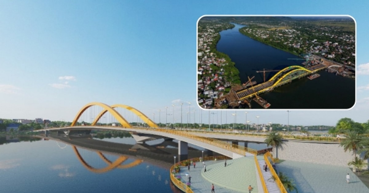 Tỉnh sắp 'cất cánh' lên TP trực thuộc Trung ương sẽ thông xe cầu hơn 2. ...