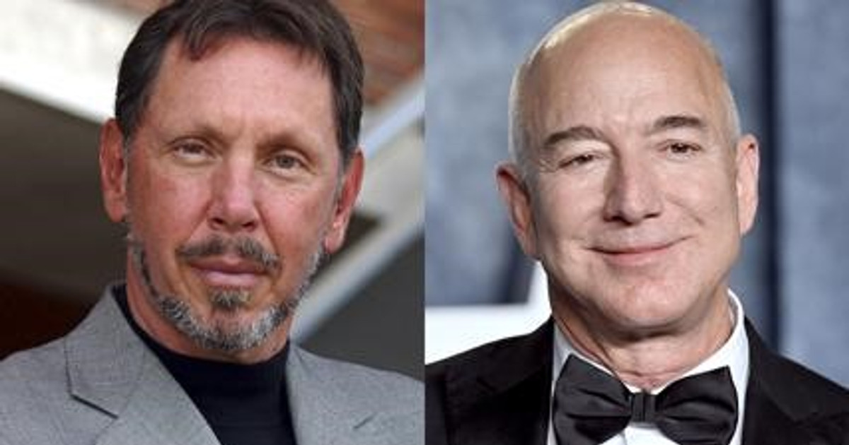 Cuộc đua của các ‘ông trùm’ công nghệ: Jeff Bezos và Larry Ellison ...