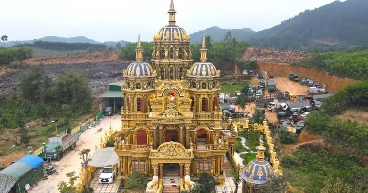 Lâu đài dát vàng 100 tỷ của 'đại gia đồng nát' xây dựng trái phép, buộc ...