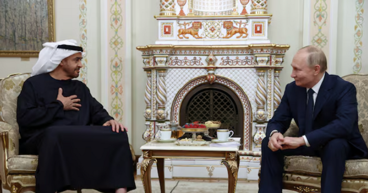 Tổng thống Nga Putin bàn với lãnh đạo UAE về Trung Đông, Ukraine
