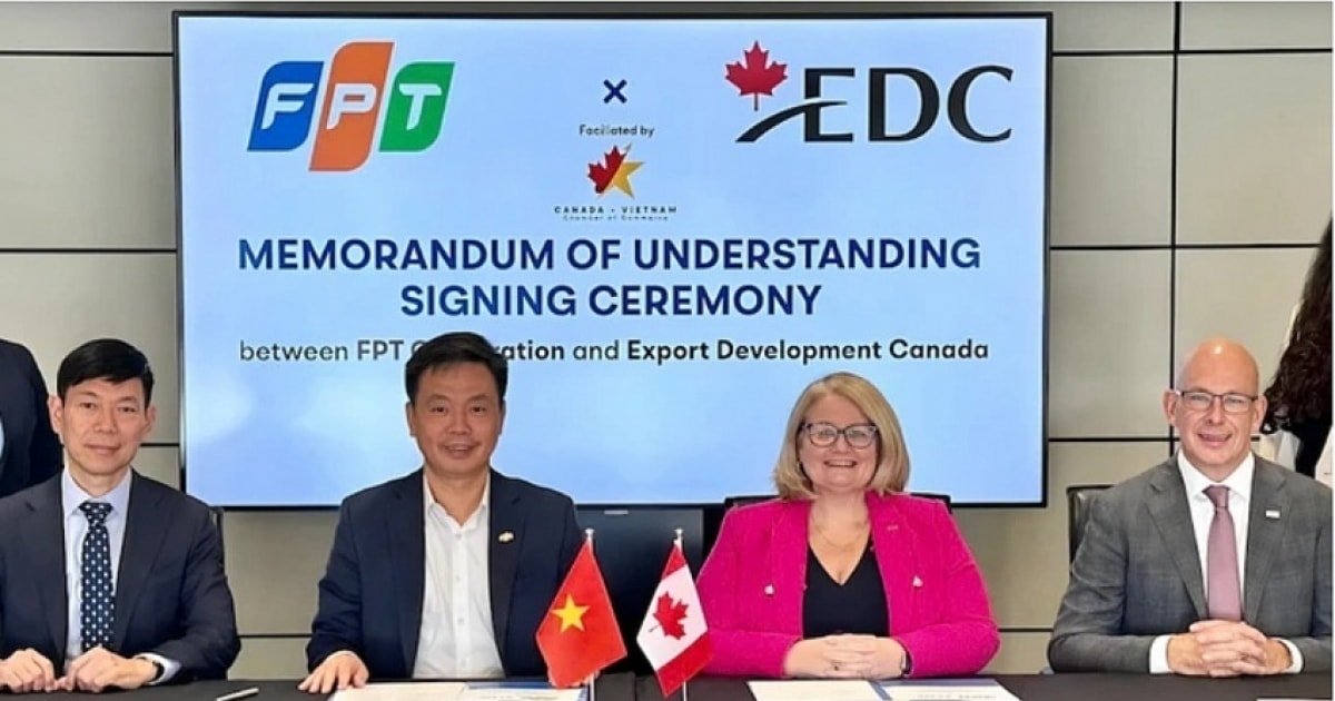 FPT bắt tay EDC, cam kết hợp tác với tối thiểu 20 công ty Canada trong ...