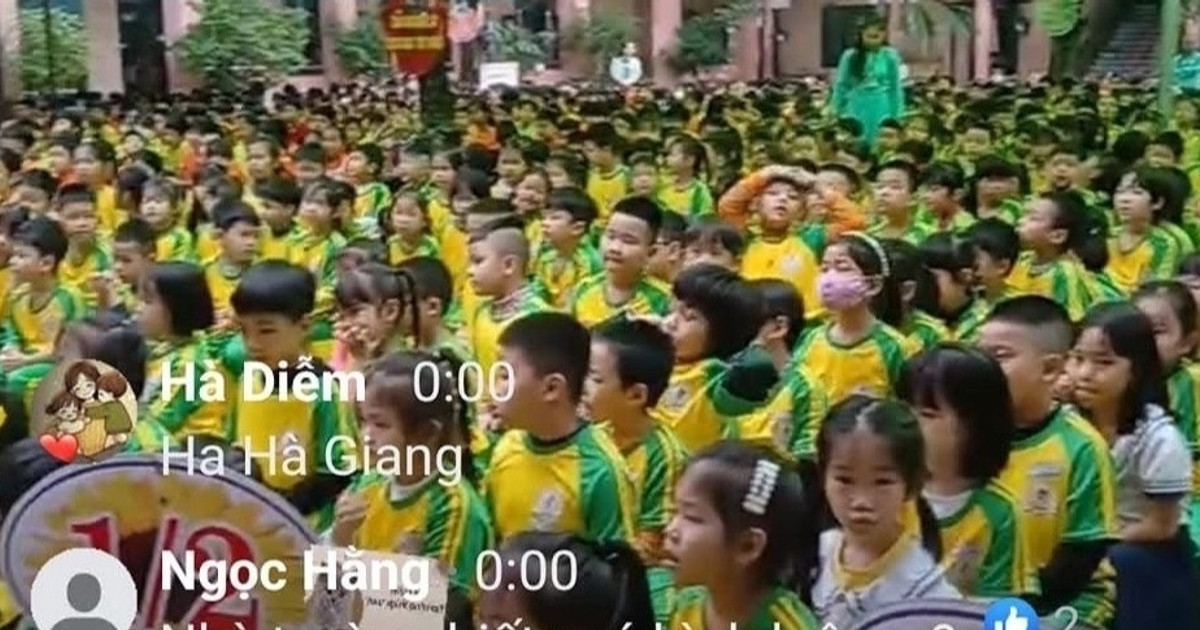 Học sinh phải mặc áo cộc co ro đồng diễn giữa trời rét, nhà trường nói gì?