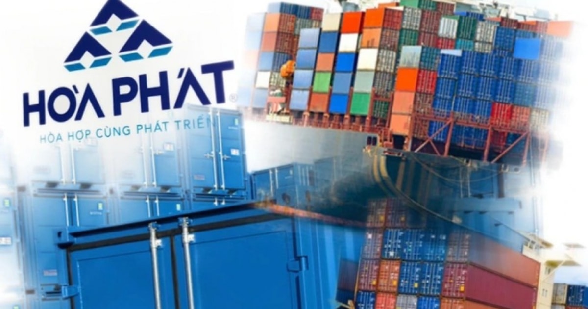 Hòa Phát (HPG) đã làm chủ công nghệ sản xuất container, đưa logo 'Made ...
