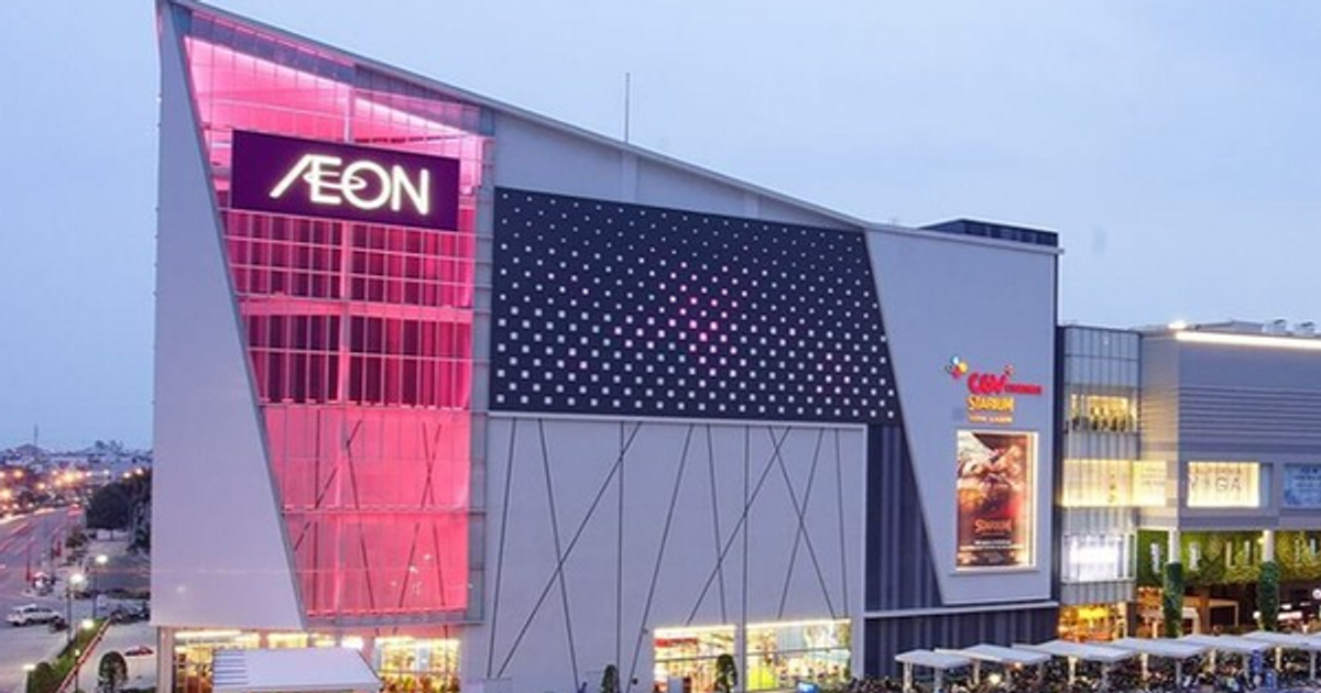 Chỉ vài tháng nữa, trung tâm thương mại AEON đầu tiên của Đồng bằng ...