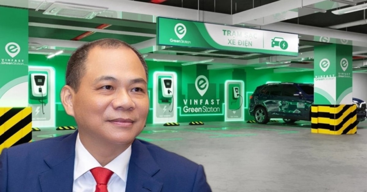 V-Green của tỷ phú Phạm Nhật Vượng tăng tốc trong cuộc chơi trạm sạc ...