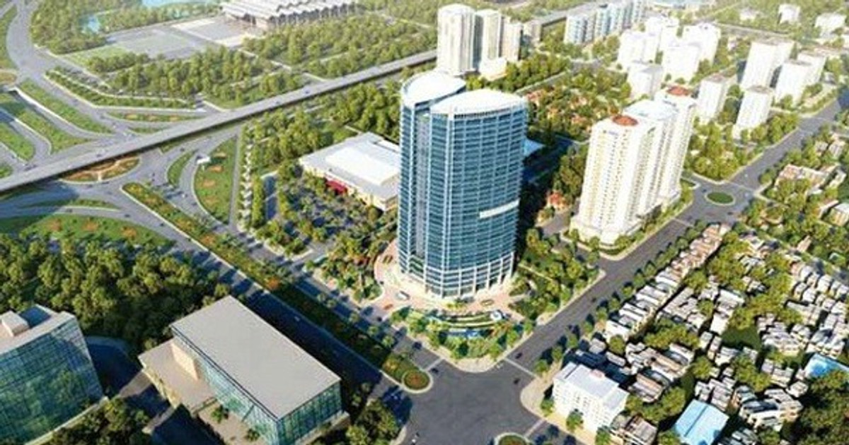 Tháp tài chính quốc tế 34 tầng nằm sát đại siêu thị của Thủ đô vẫn là ...