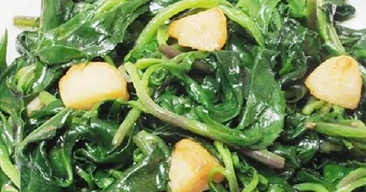 Từng là rau dại dân dã, nay vào thực đơn nhà hàng sang trọng, giá vọt ...