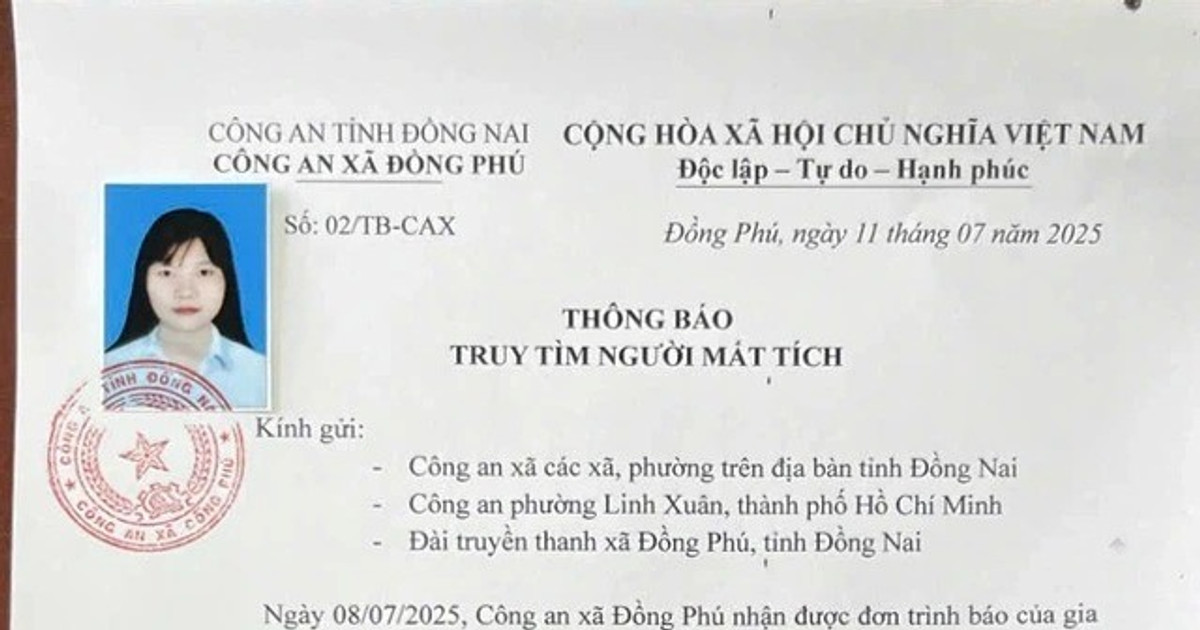 Tìm chị Trần Thị Nhật Lệ