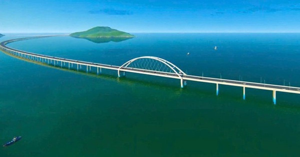 Cầu vượt biển dài nhất Việt Nam và thứ 3 Đông Nam Á: Quy mô gần 25.700 ...