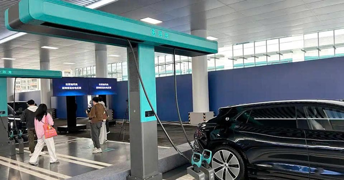 Sạc xe điện nhanh như đổ xăng: 5 phút sạc đi được hàng trăm km, hơn 5. ...